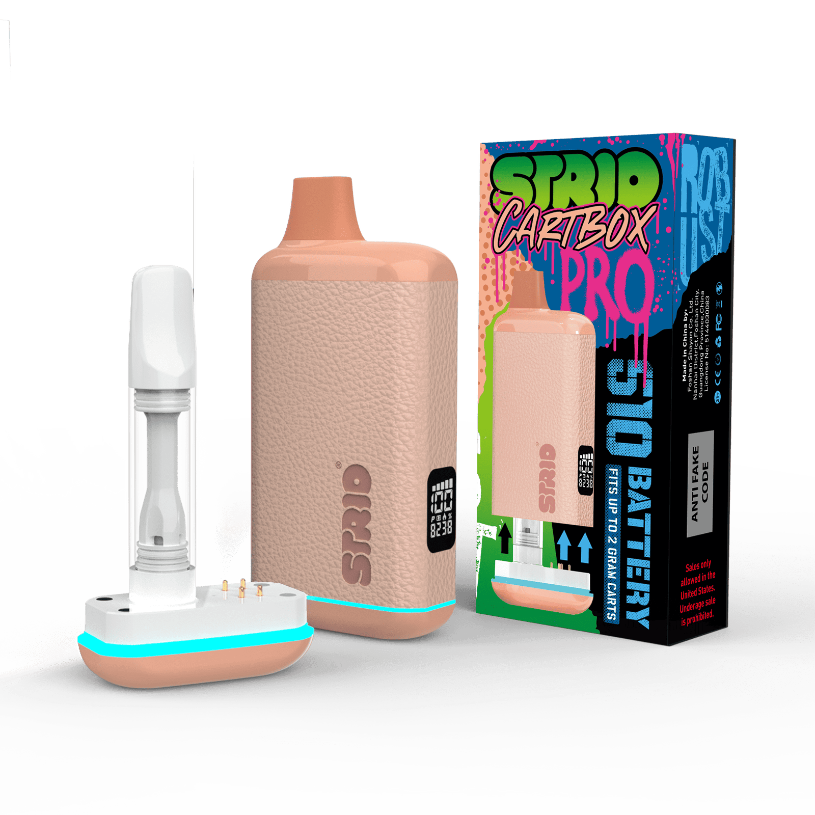 Cartbox Pro 2g 510 Battery - 510 Thread Battery - STRIO – Strio