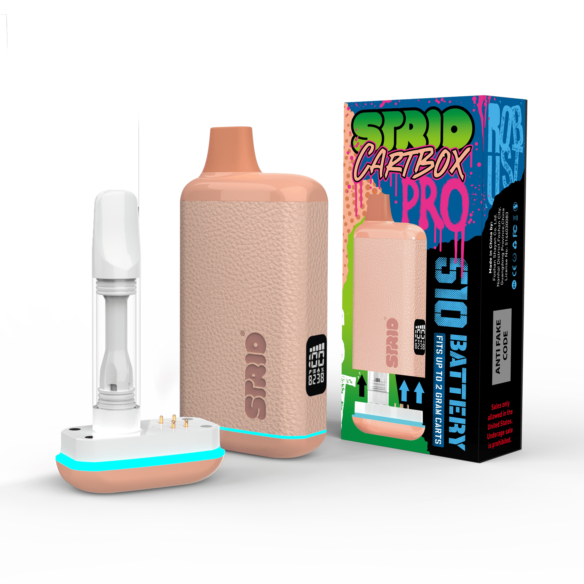 Cartbox Pro 2g 510 Battery - 510 Thread Battery - STRIO – Strio