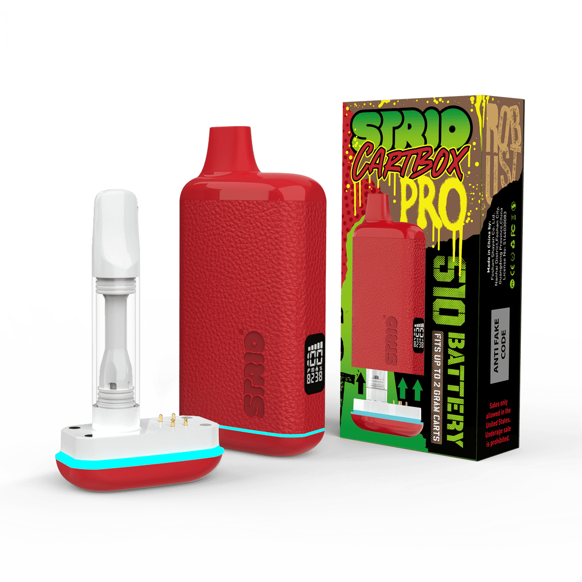 Cartbox Pro 2g 510 Battery - 510 Thread Battery - STRIO – Strio