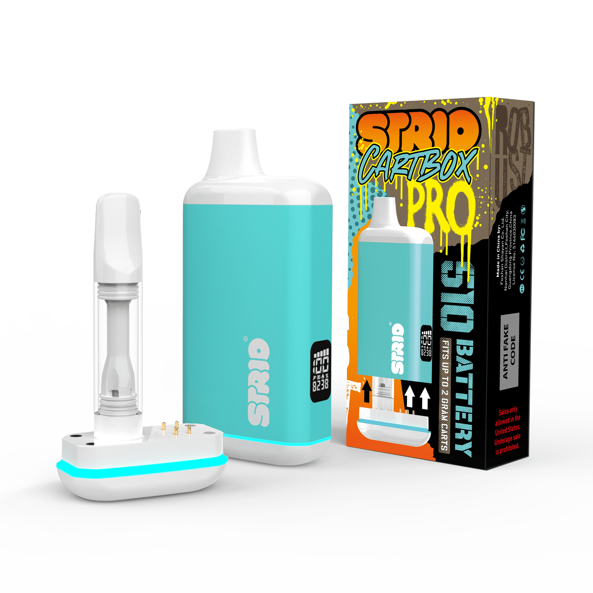 Cartbox Pro 2g 510 Battery - 510 Thread Battery - STRIO – Strio