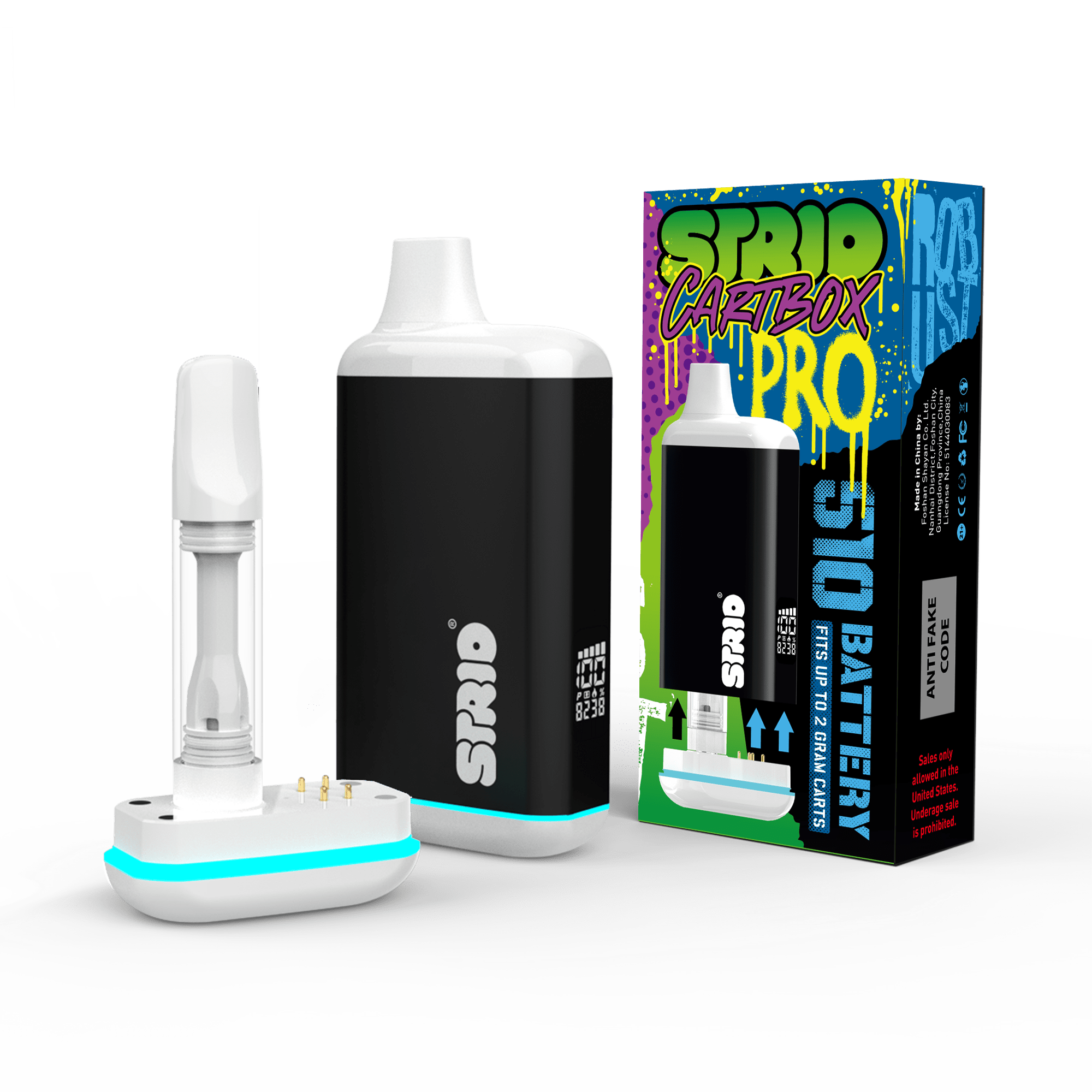 Cartbox Pro 2g 510 Battery - 510 Thread Battery - STRIO – Strio