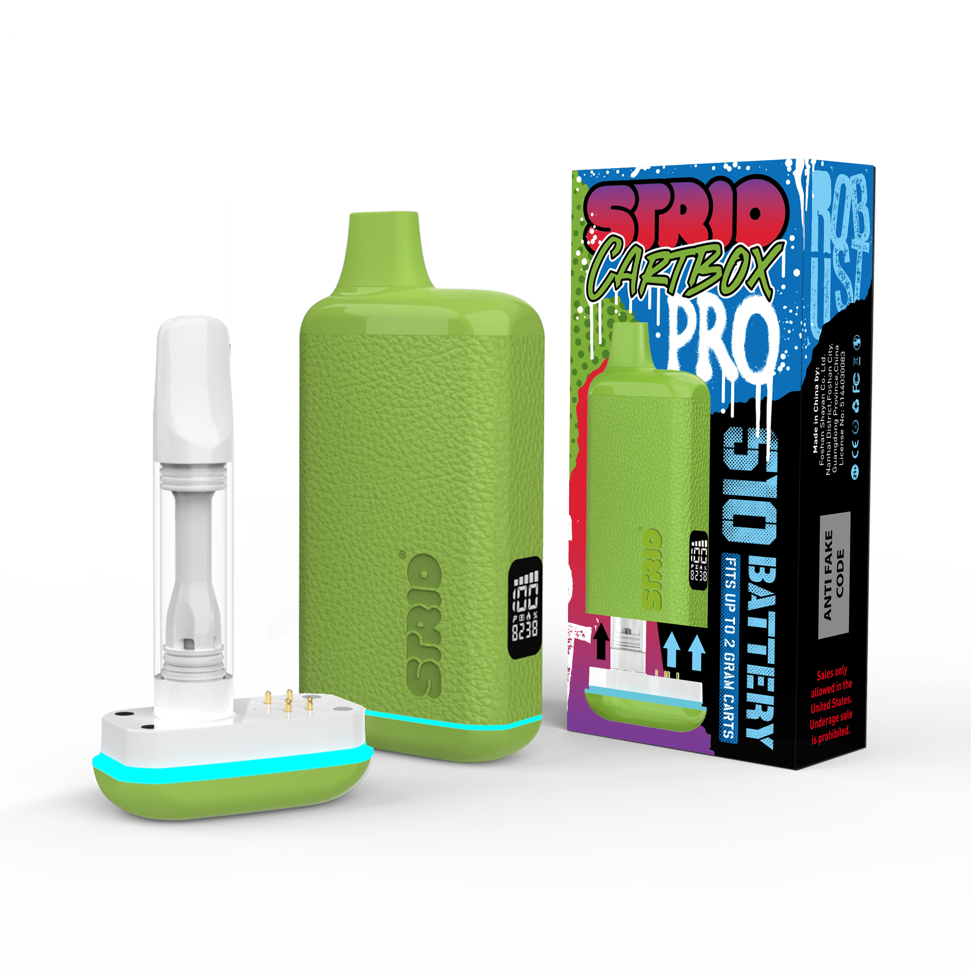 Cartbox Pro 2g 510 Battery - 510 Thread Battery - STRIO – Strio